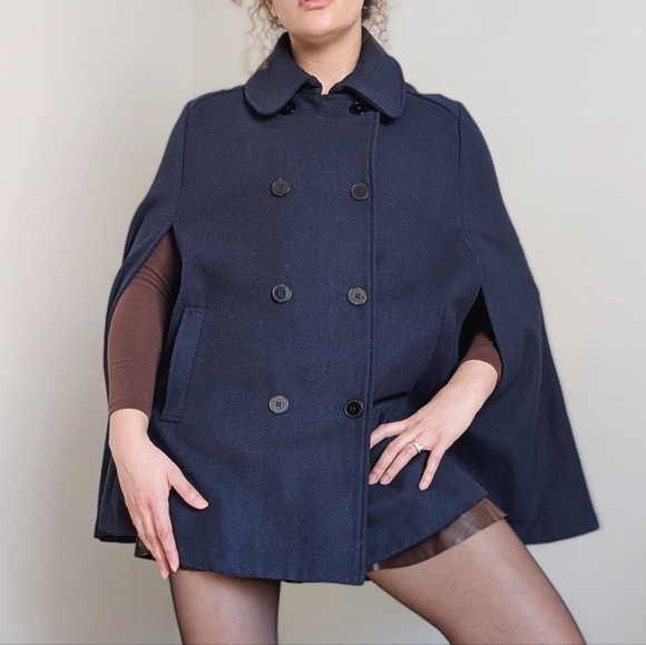 French Connection | Jackets & Coats | French Connection Navy Blue ...